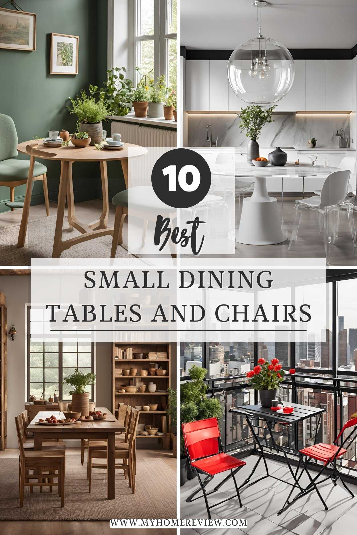 Small Dining Tables And Chairs: Top 10 Stylish Options For Cozy Apartments