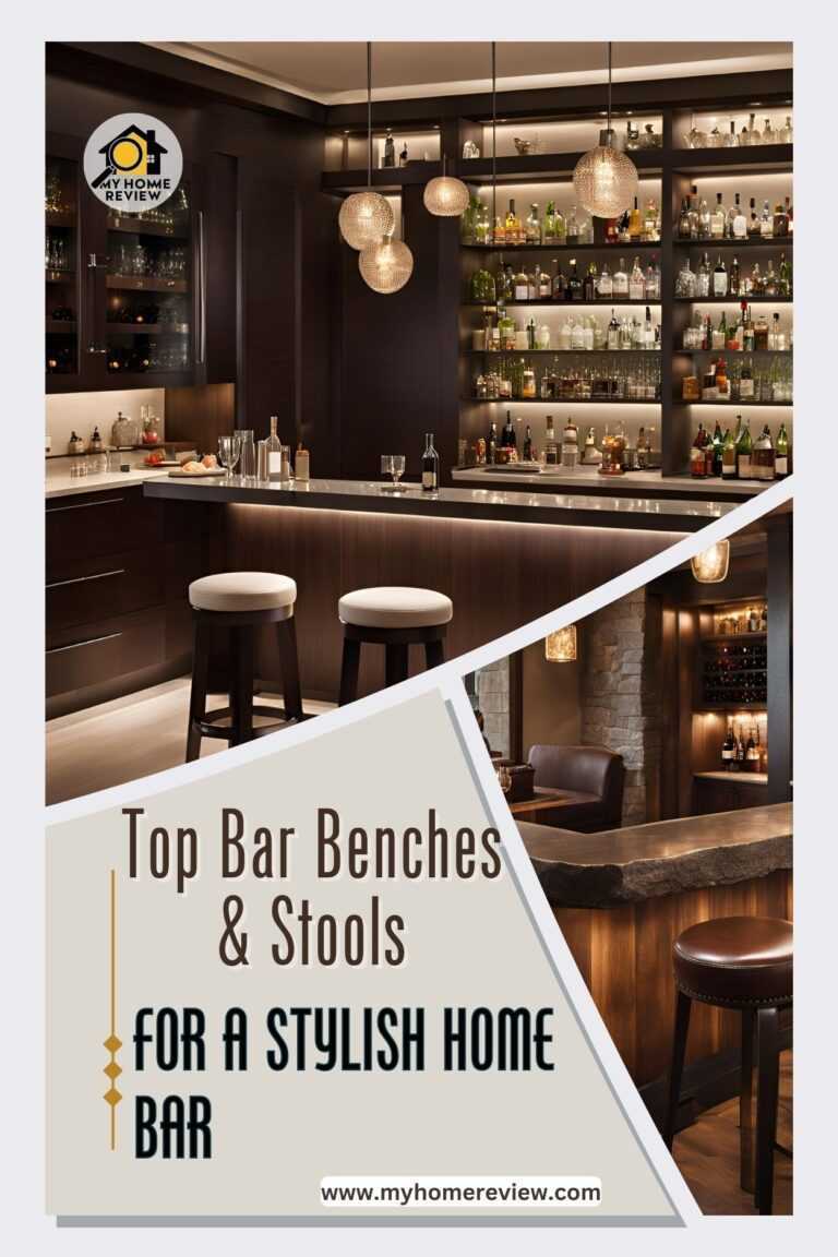 Top Bar Benches And Stools For A Stylish Home Bar