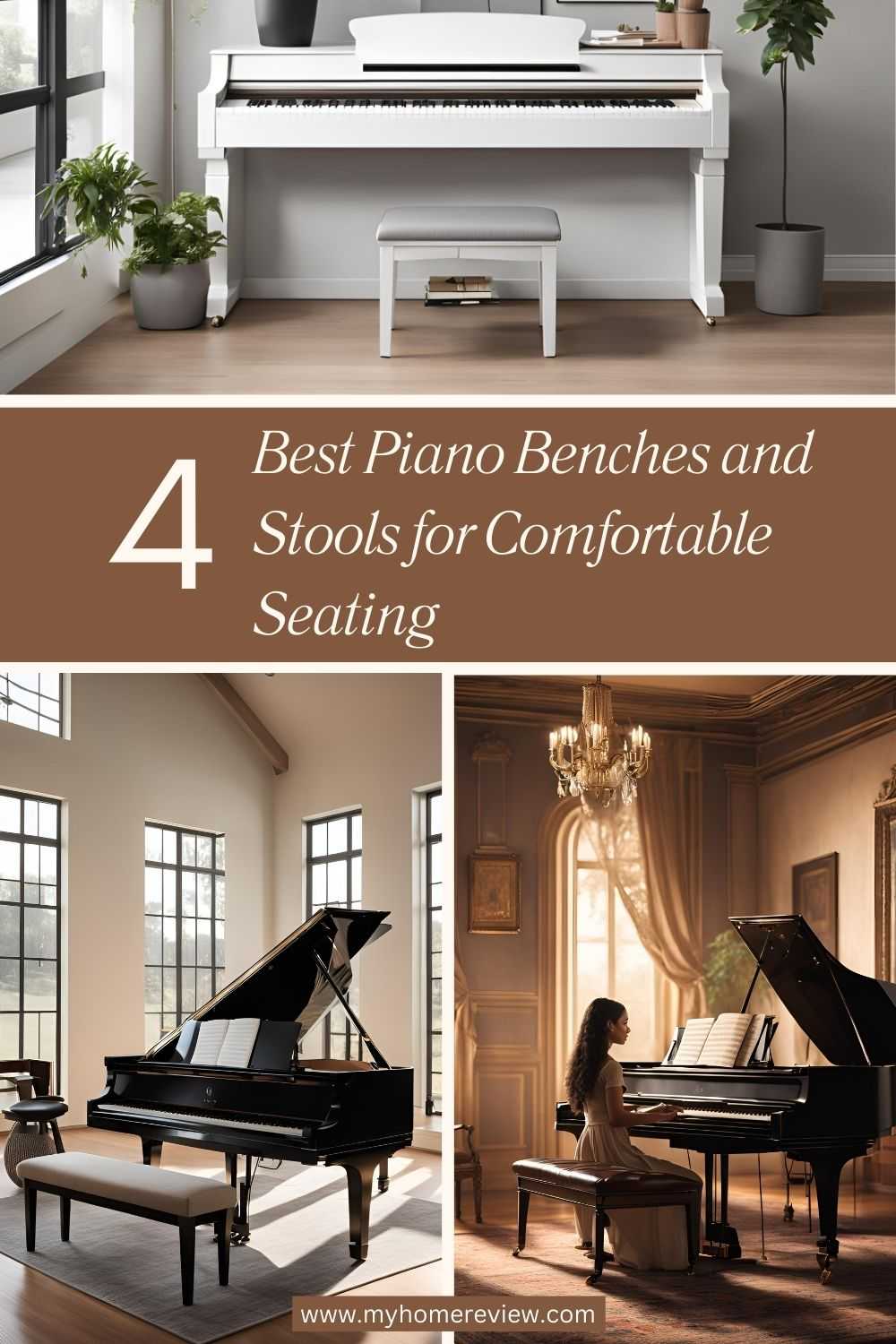 Top Piano Benches And Stools For Comfortable Seating For Every Pianist