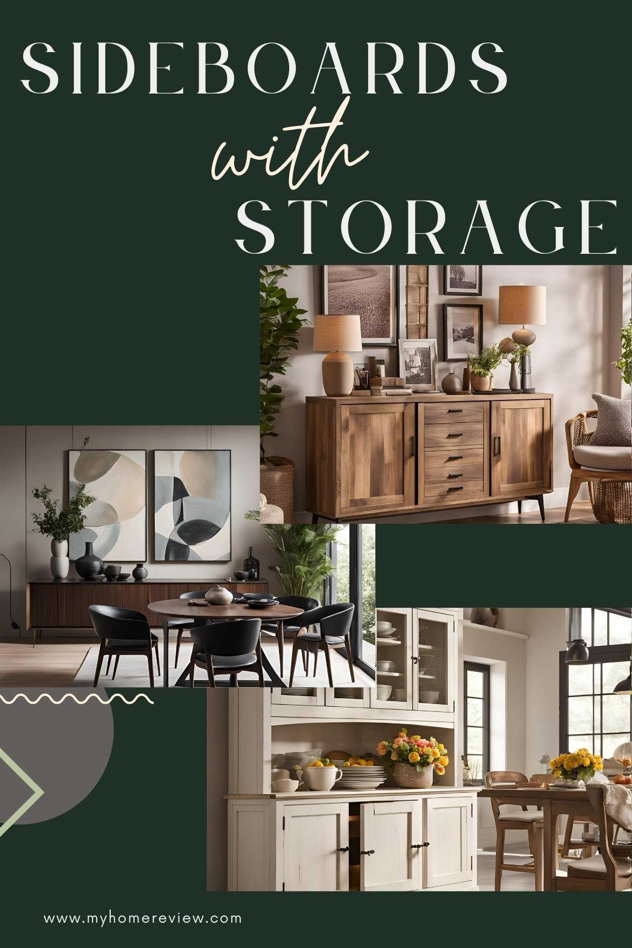 Sideboards With Storage For Living Room Organization