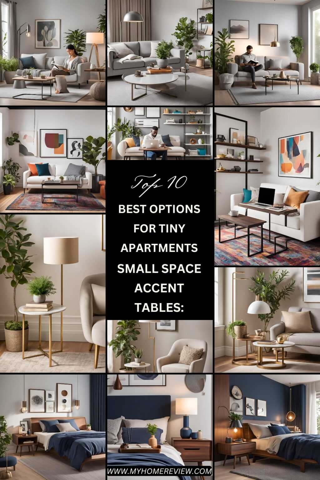 Small Space Accent Tables: The 10 Best Options For Tiny Apartments