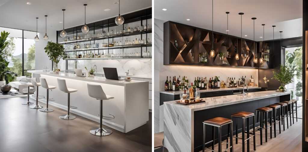 Top Bar Benches And Stools For A Stylish Home Bar