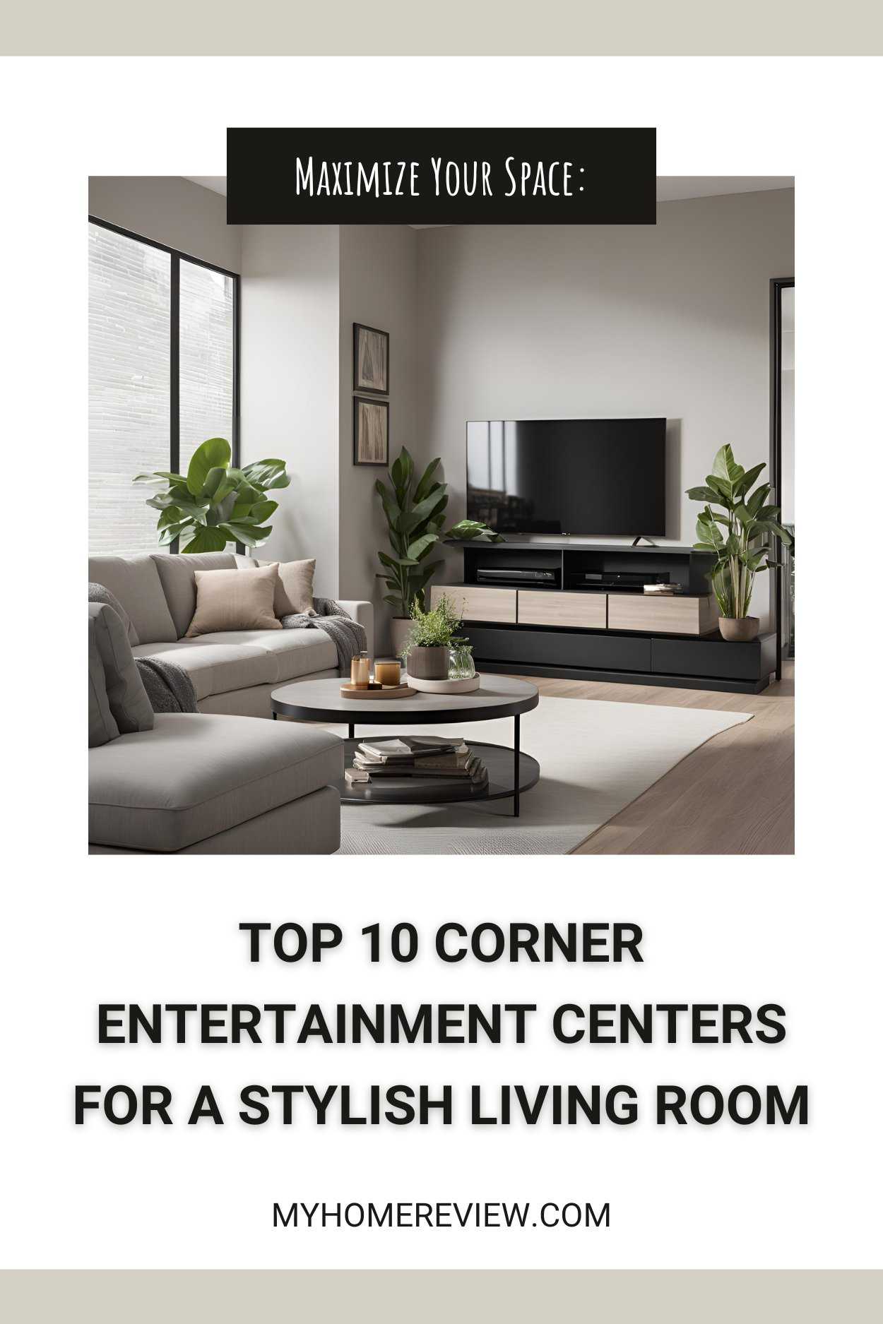 Corner Entertainment Centers For Smart Stylish Storage