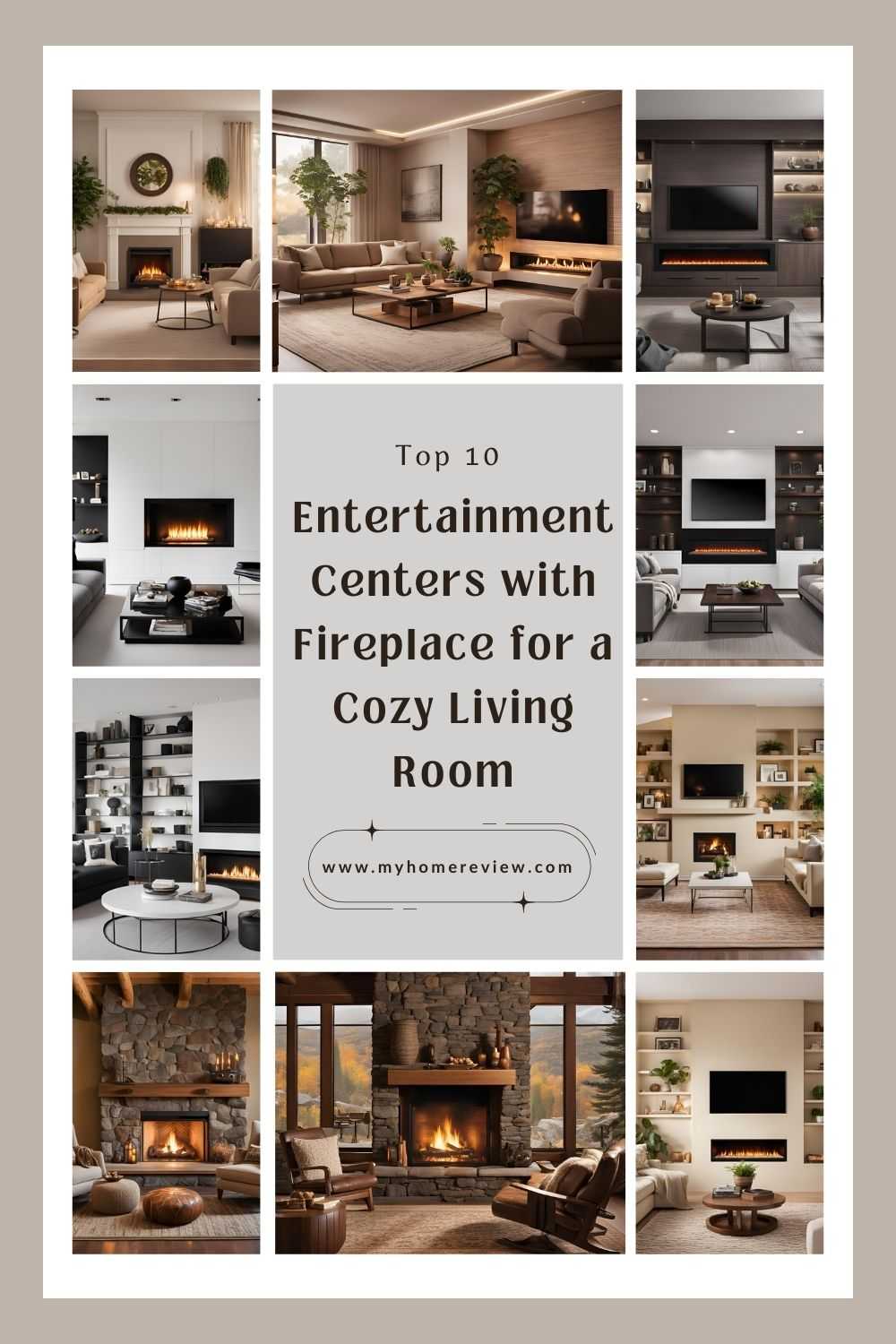 Top 10 Entertainment Centers With Fireplace: Cozy & Stylish Living Room ...