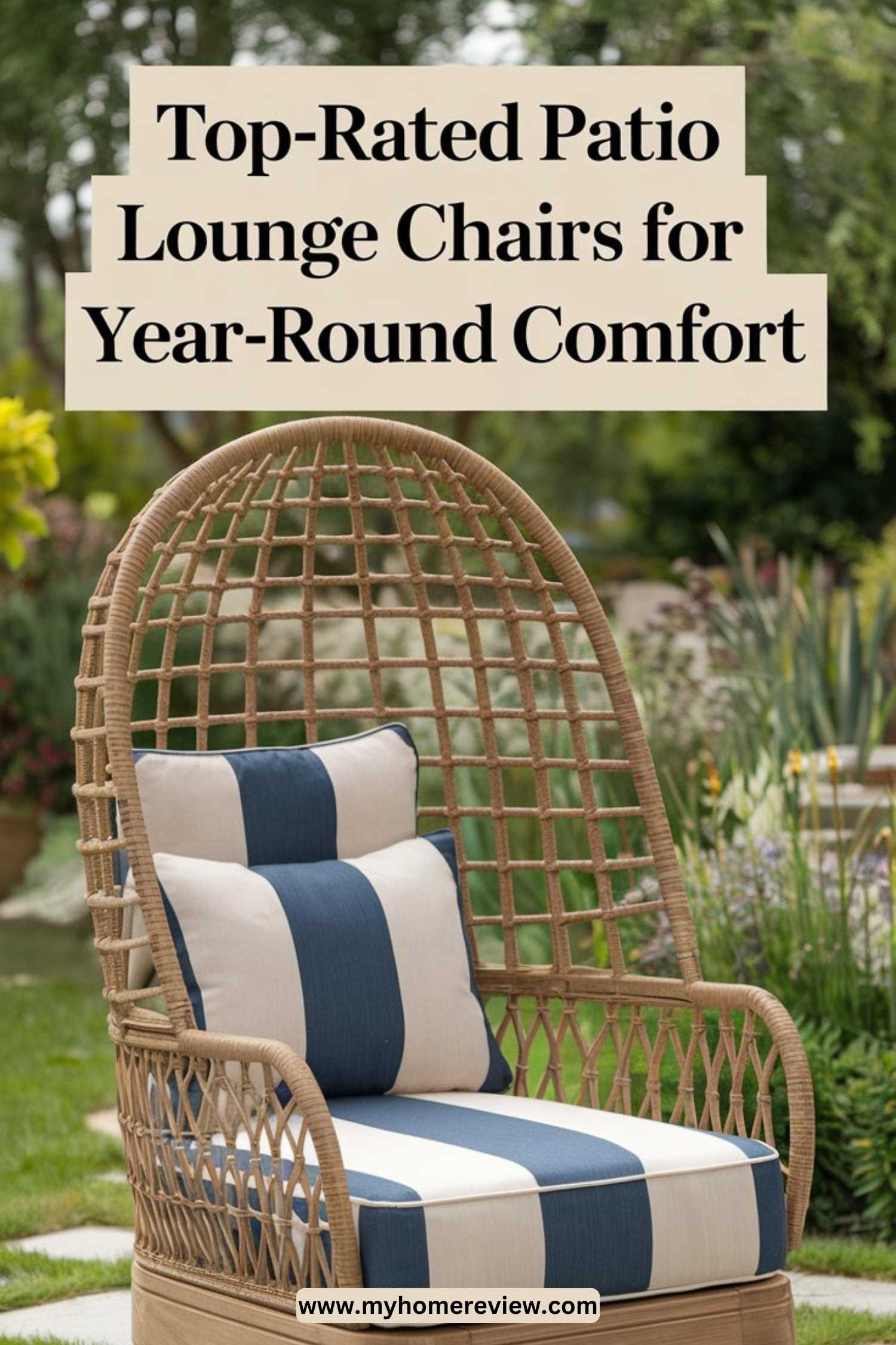 Top-Rated Outdoor Lounge Chairs For Patios: Year-Round Comfort
