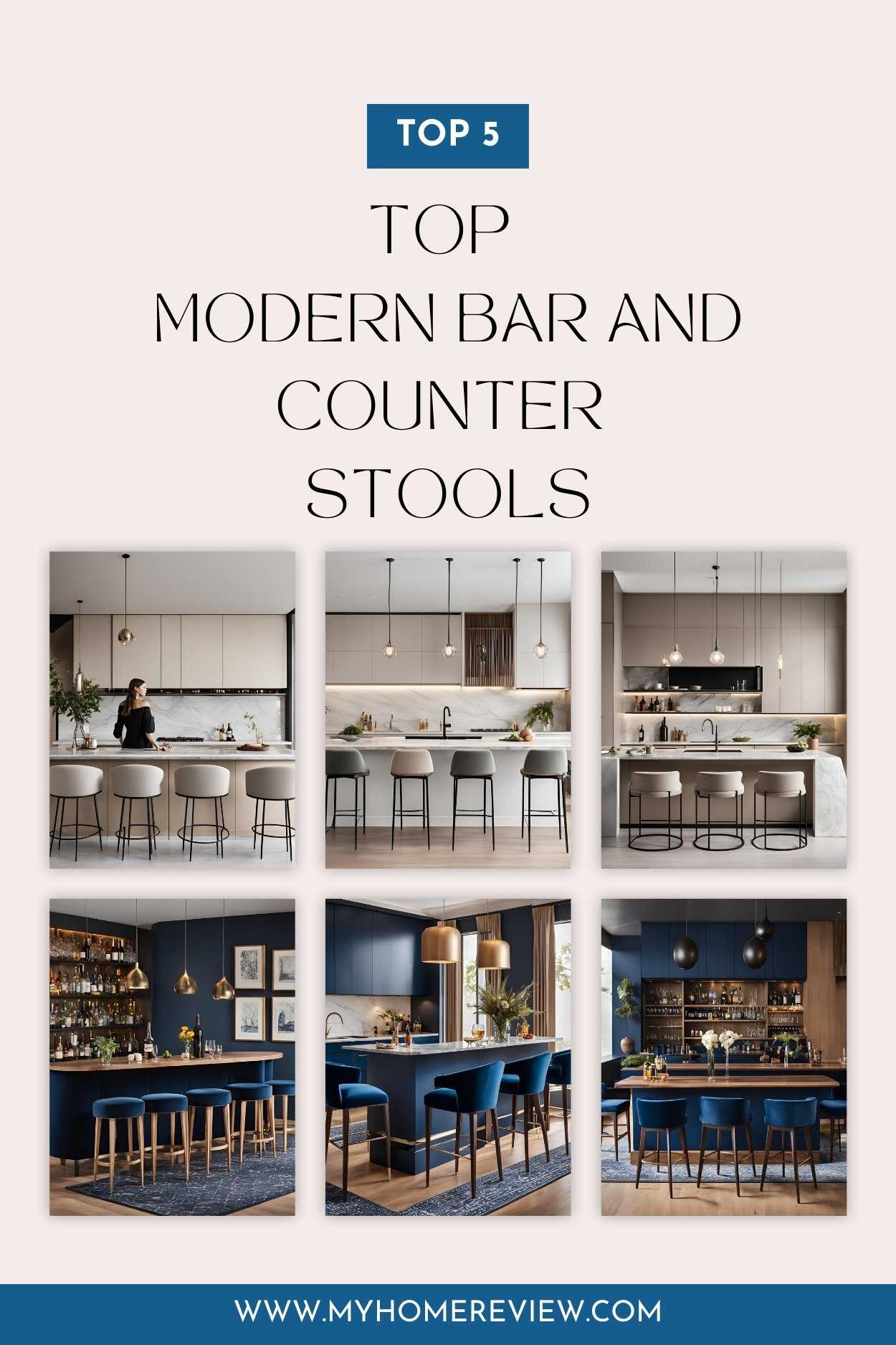 Modern Bar And Counter Stools To Elevate Your Contemporary Space