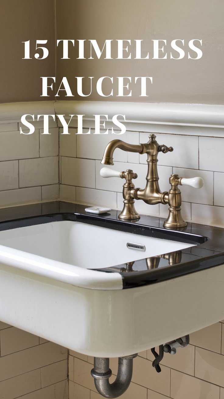 Antique Double Handle Faucets For Vintage Homes