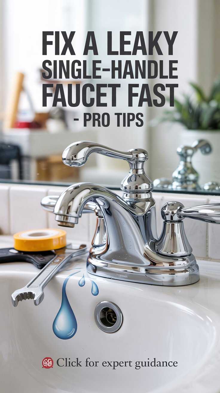 Fix Leaks In Single-Handle Faucets Like A Pro – Easy DIY Guide