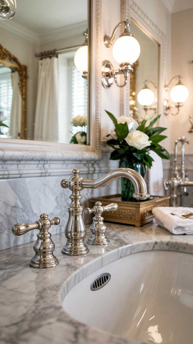 15 Classic Double-Handle Faucets To Elevate Your Home's Aesthetic