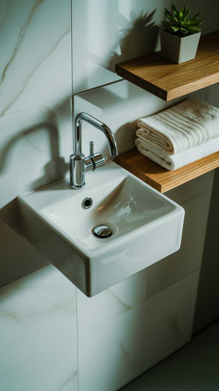 15 Best Wall-Mounted Sinks For Small Bathrooms (Compact, Stylish Picks)