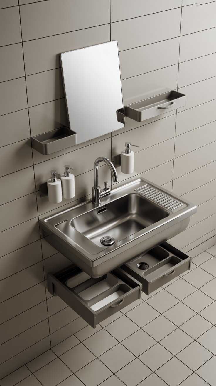 15 Best Wall-Mounted Sinks For Small Bathrooms (Compact, Stylish Picks)