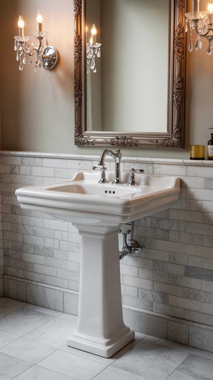 15 Best Affordable Pedestal Sinks For Small Bathrooms