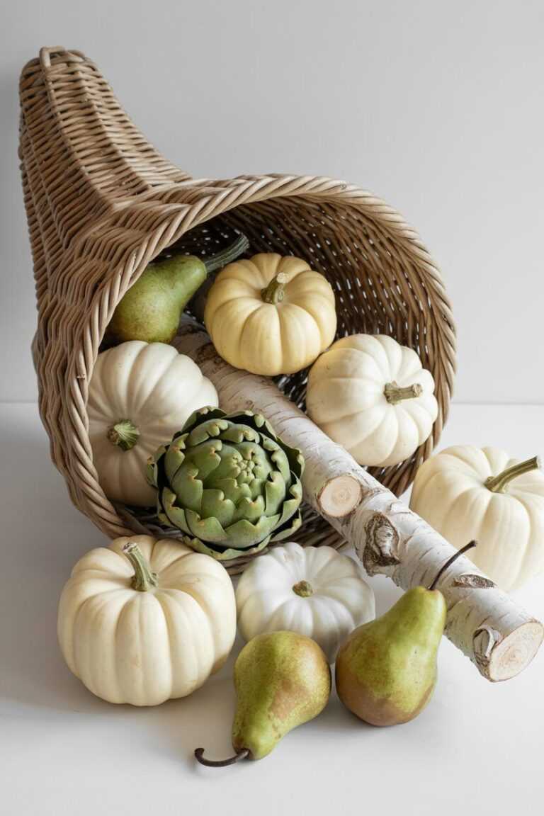 Glow-Filled Cornucopia Centerpiece For Cozy Autumn Decor