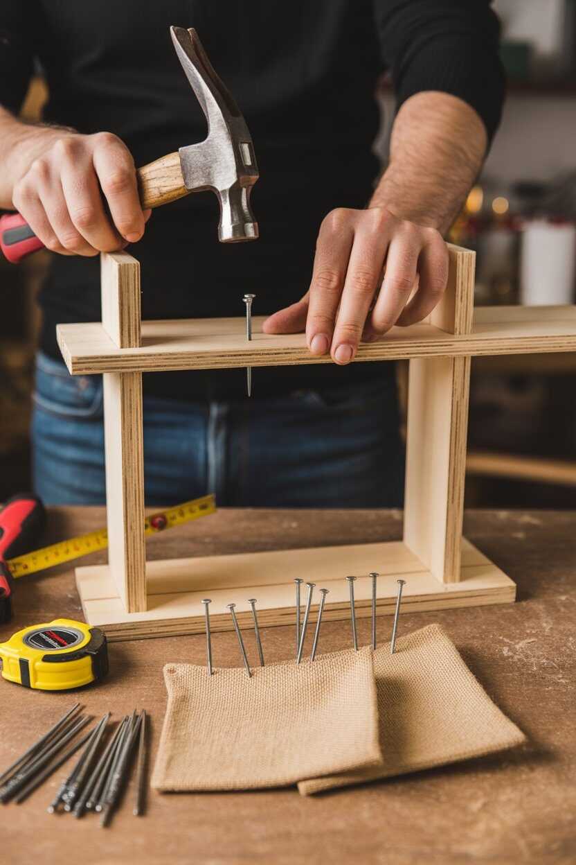 DIY Farmhouse Advent Calendar Wall Display For Christmas