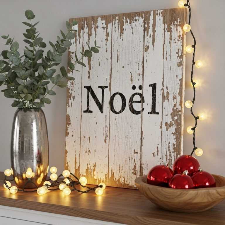 Rustic Wooden Christmas Kitchen Signs For Cozy Holiday Charm