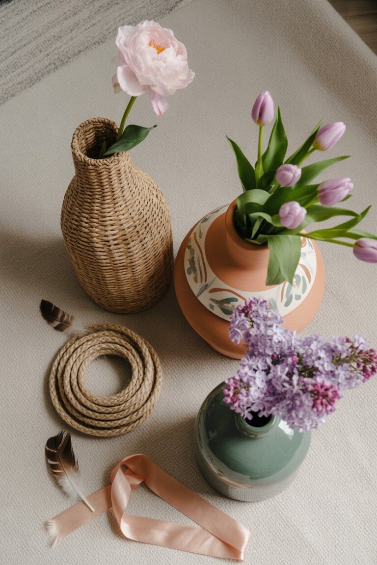 Boho Vases For Romantic Valentine’s Floral Arrangements