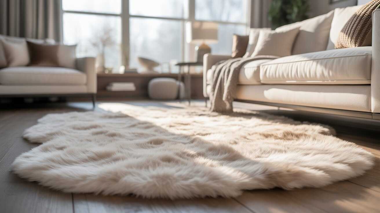 Modern Faux Fur Area Rugs For Cozy Winter Luxury