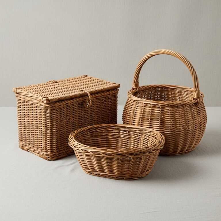 Traditional Easter Baskets With Elegant Vintage Touches