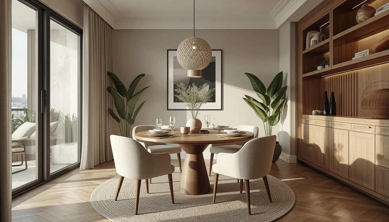 Round Dining Table Ideas For Cozy Apartment Living